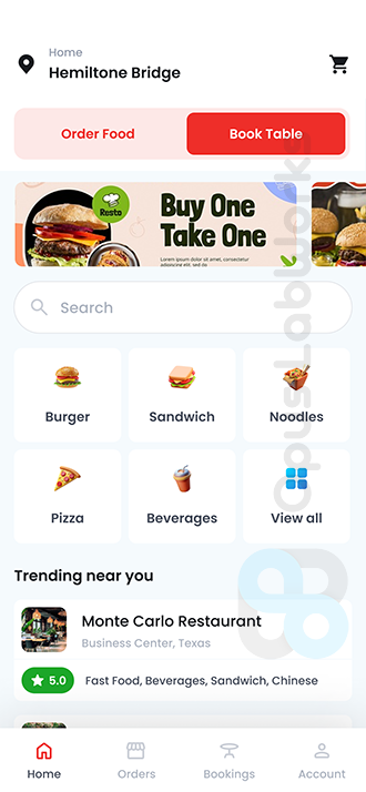6 App Template| Food Delivery & Reservations| Food Ordering | Multi-Restaurant POS | Ionic 8 ...